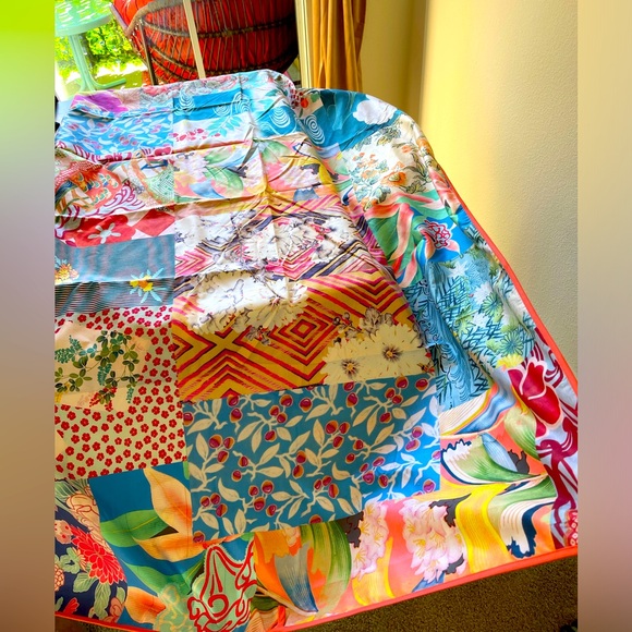 Johnny Was | Other | Johnny Was Flower Thin Blanket Sheet Double Sided ...